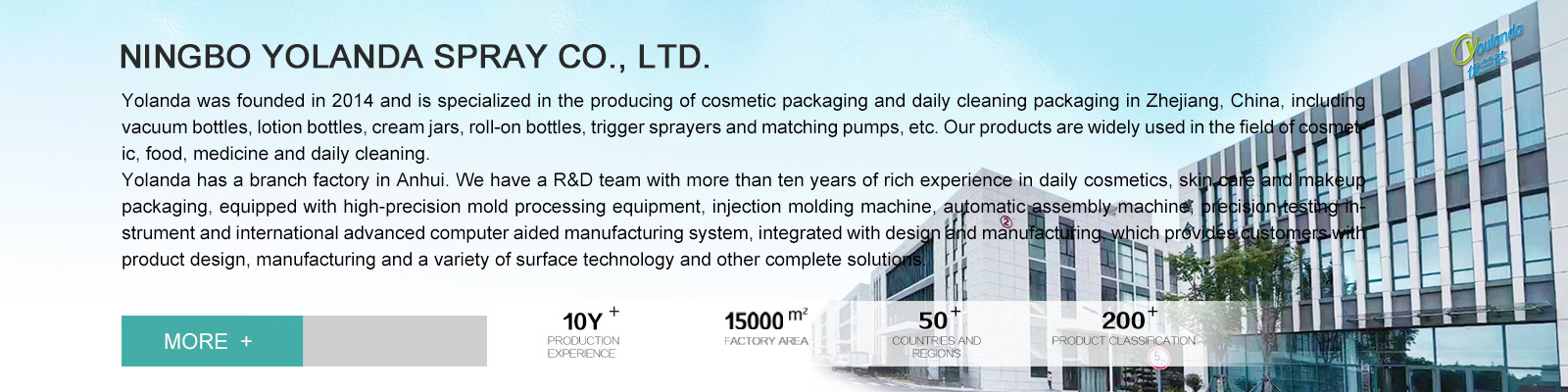China Ningbo Yolanda Spray Co., Ltd. company profile