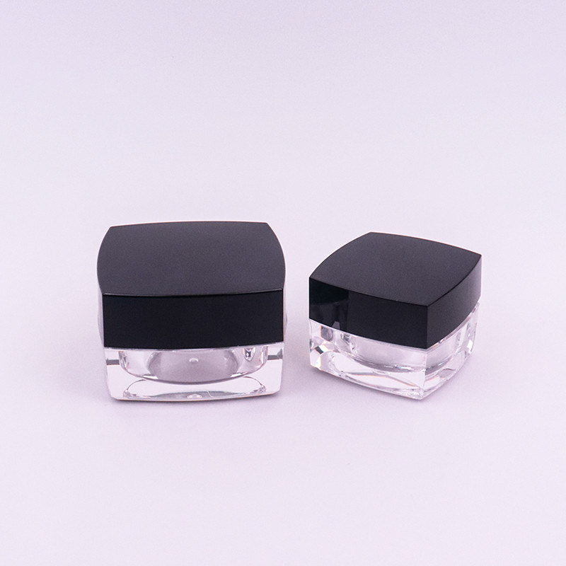 Square Acrylic Cosmetic Jars For Anti Aging Eye Cream 15g 30g 50g Empty ...