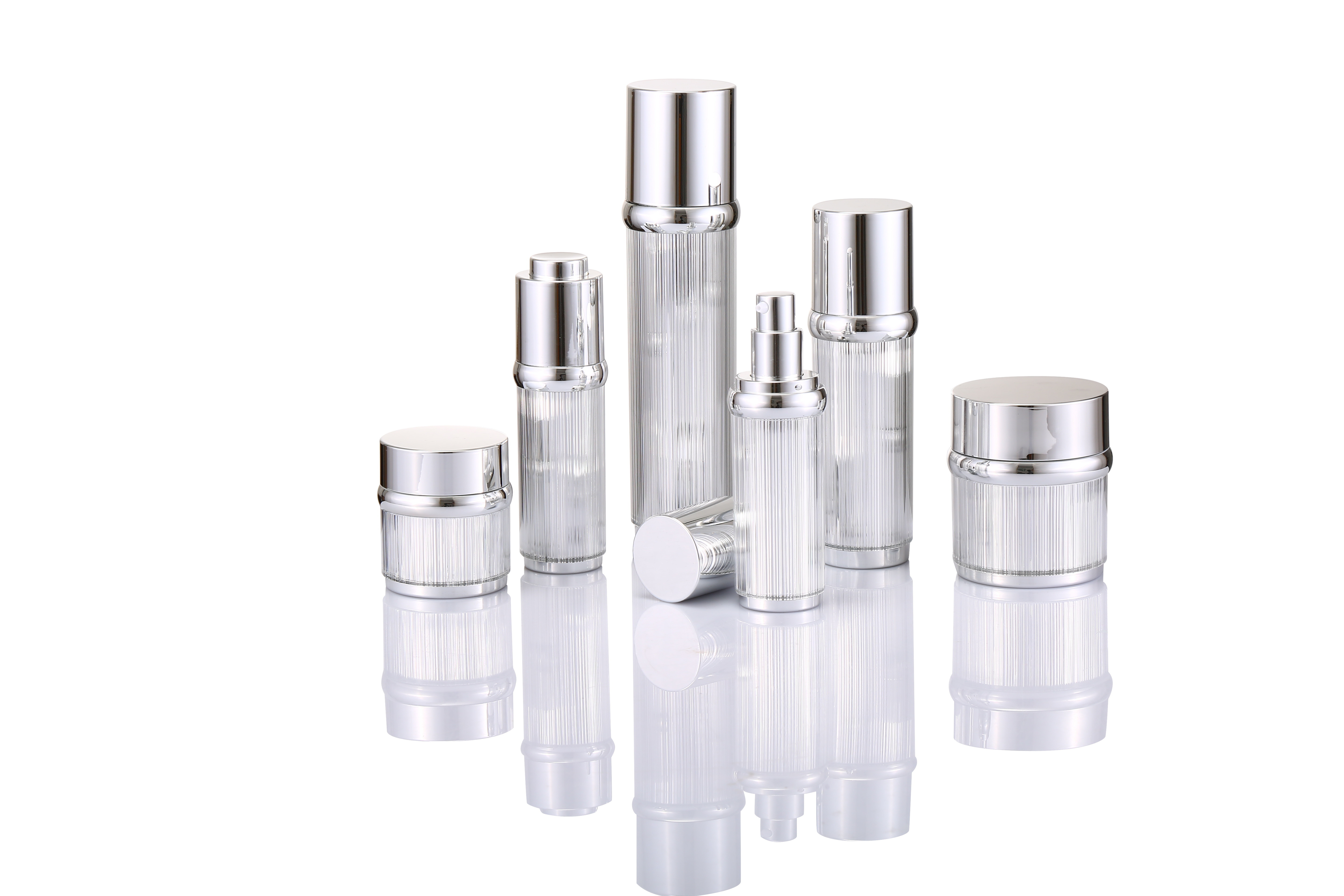 30ml 50ml 120ml Lotion Pump Bottle Modern Acrylic Skincare Packiaging ...