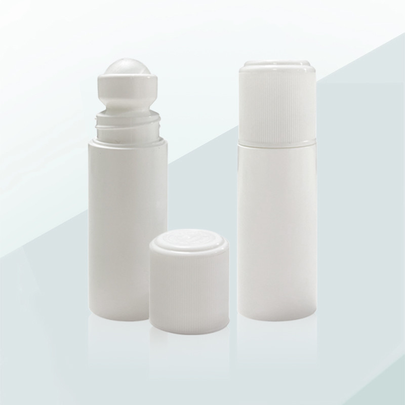 Safety Lock 73ml White PP Empty Roll On Bottle Roll On Perfume Bottles ...